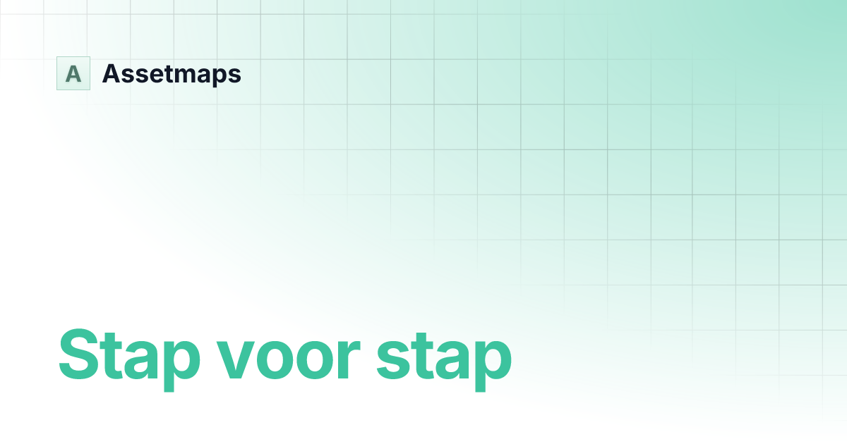 Stap voor stap | Assetmaps